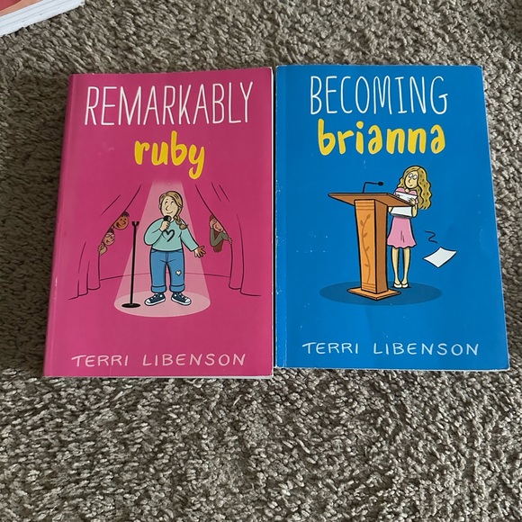 Toys | Remarkably Ruby And Becoming Brianna Kids Books Set Pink And ...